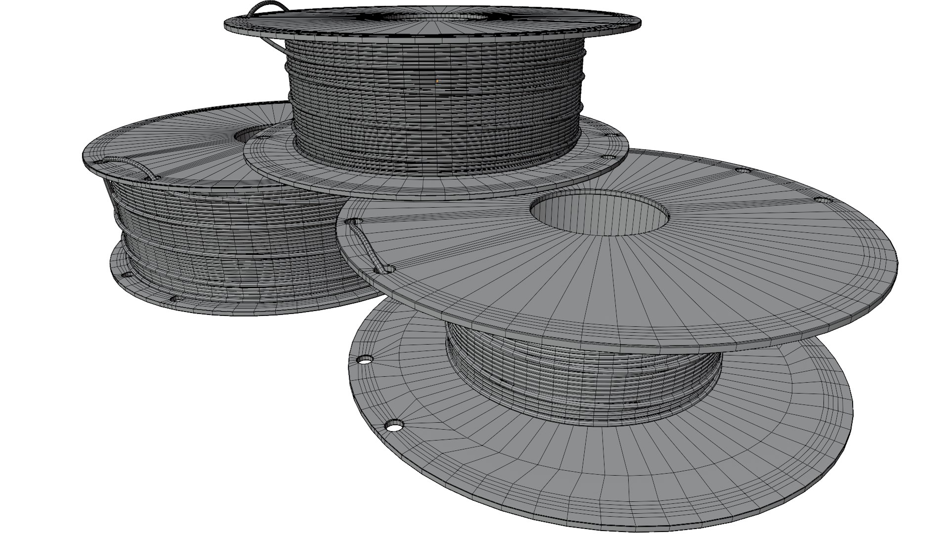 3D FDM Filament Spools - TurboSquid 2368873