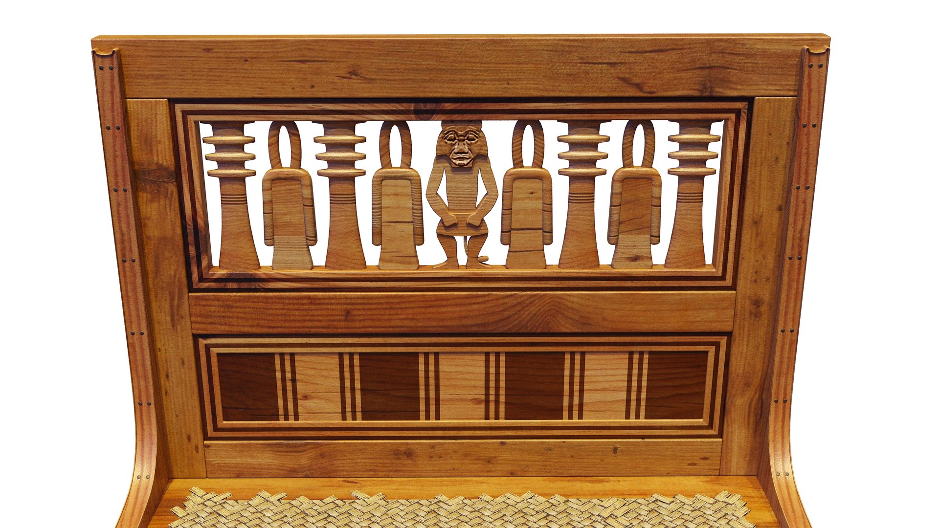 3D Egyptian Furniture Kit - Hatnefers Chair Model - TurboSquid 2000661