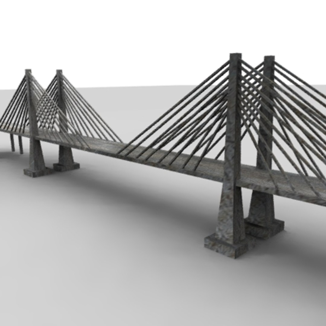 3ds Bridge Polygonal