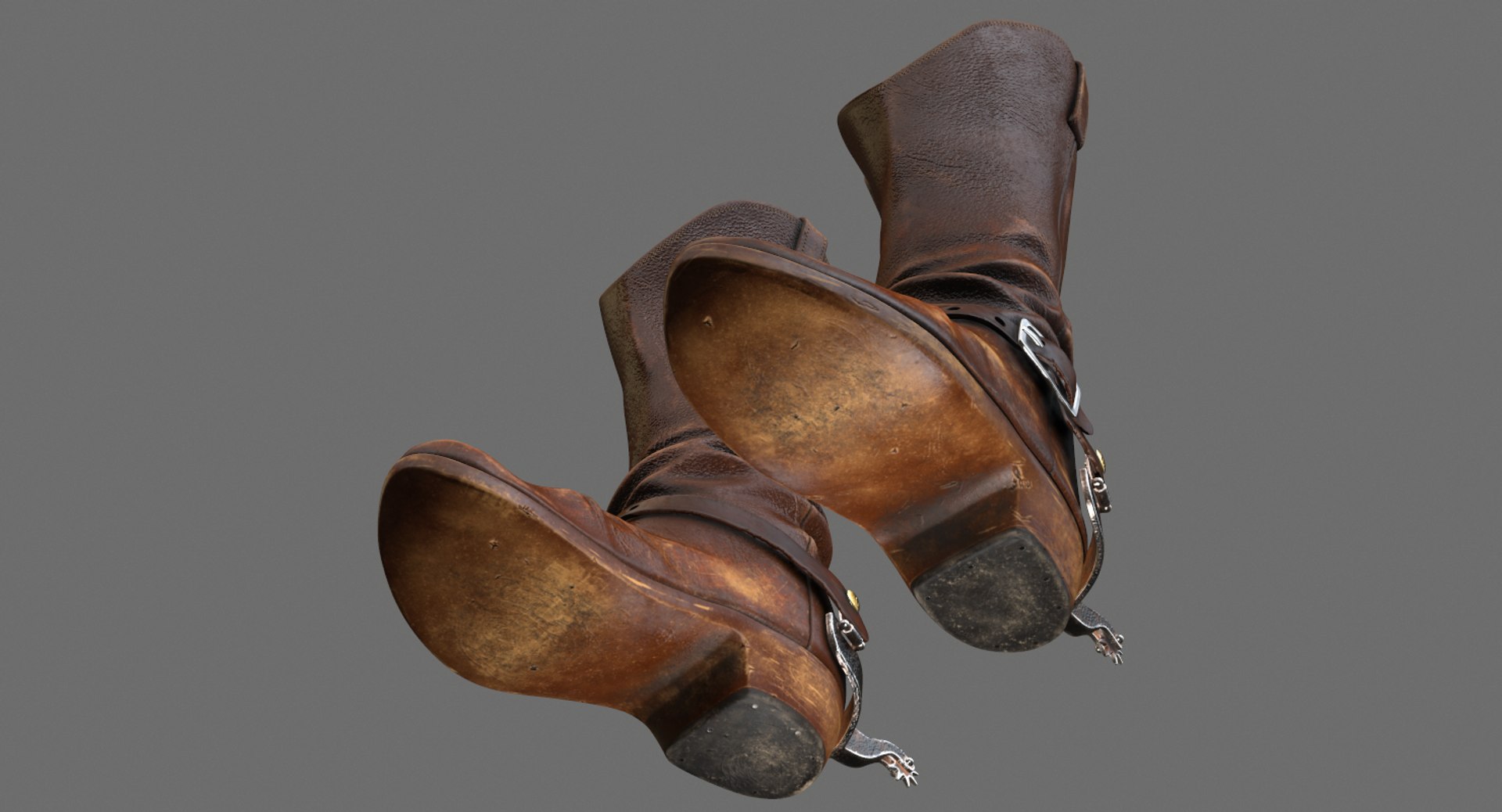 3d Model Cowboy Boots