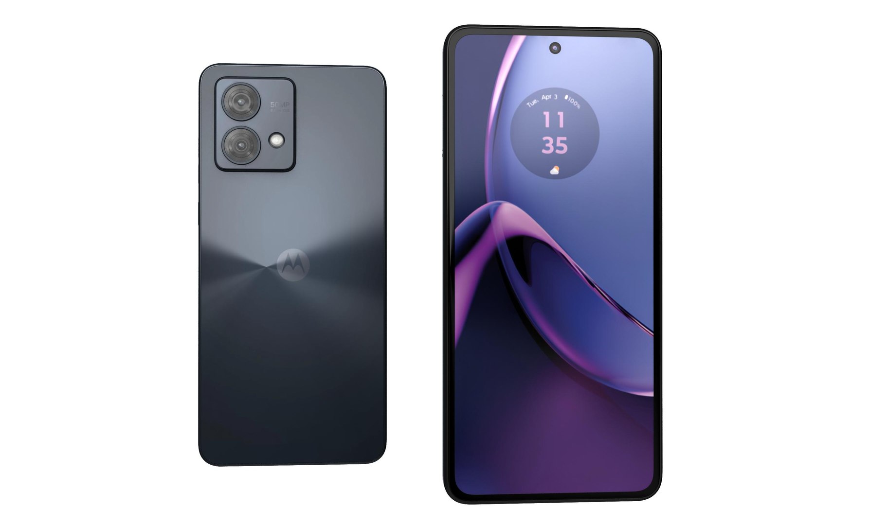 3D Motorola Moto G84 Black Model - TurboSquid 2123466