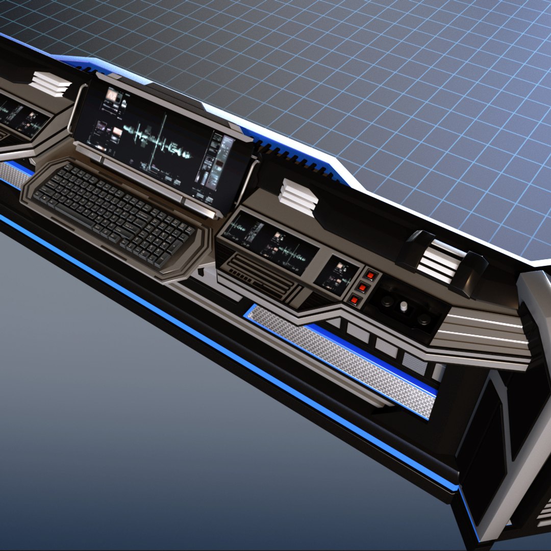 3D Sci-fi Space Hologram Table - TurboSquid 1315518