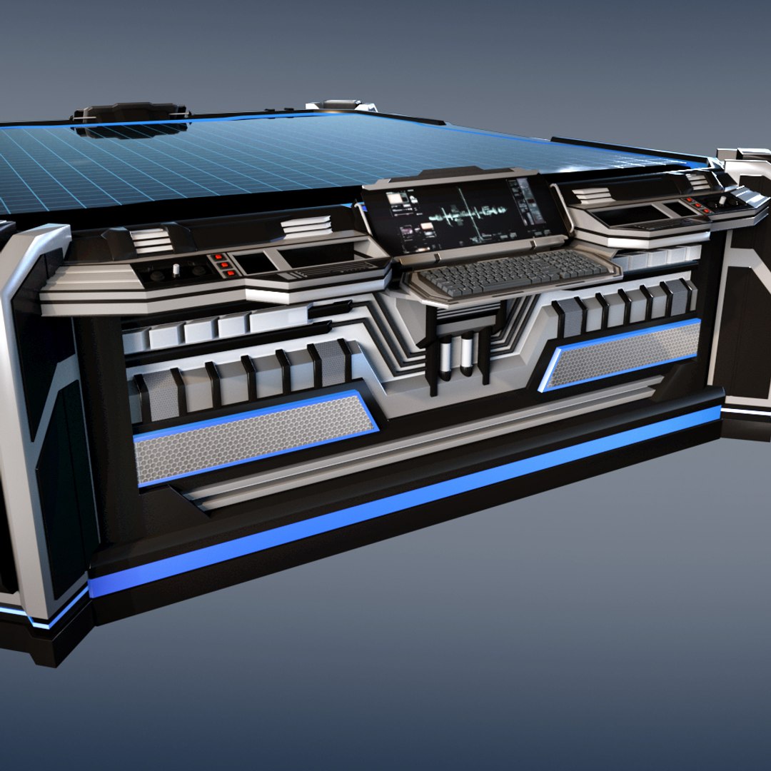 3D Sci-fi Space Hologram Table - TurboSquid 1315518