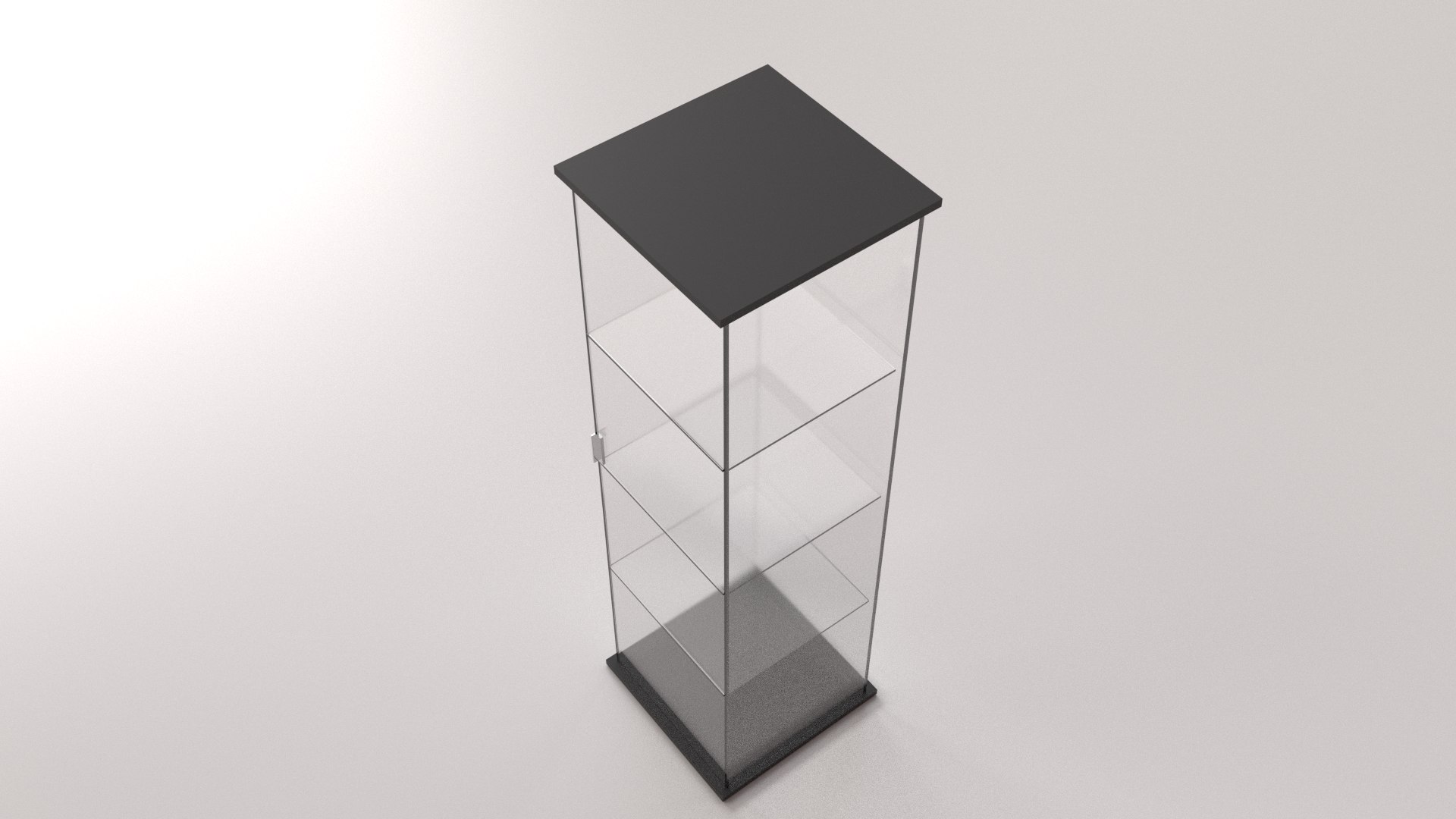 Glass Display Cabinet 3D Model - TurboSquid 1671075