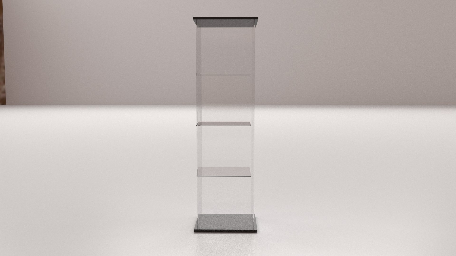 Glass Display Cabinet 3D Model - TurboSquid 1671075