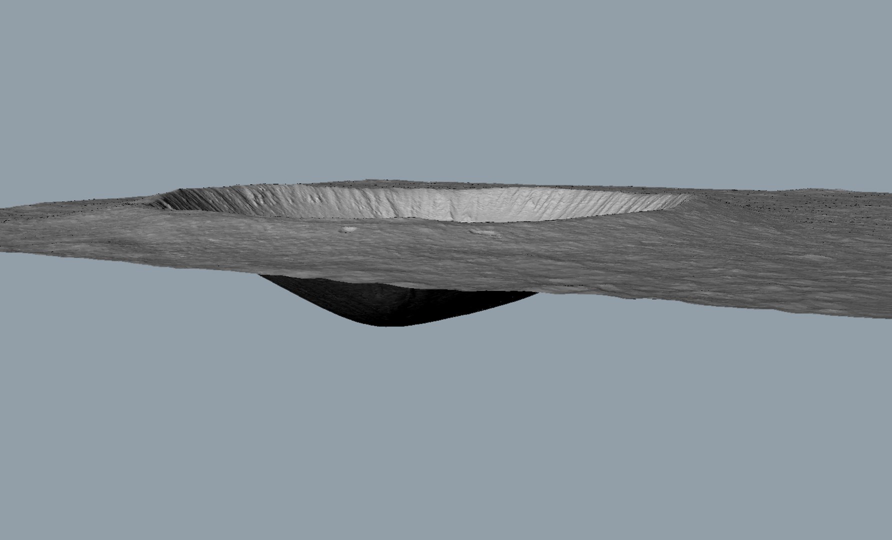 3d Real Scan Topography Model