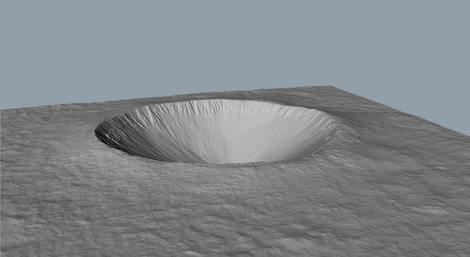 3d Real Scan Topography Model