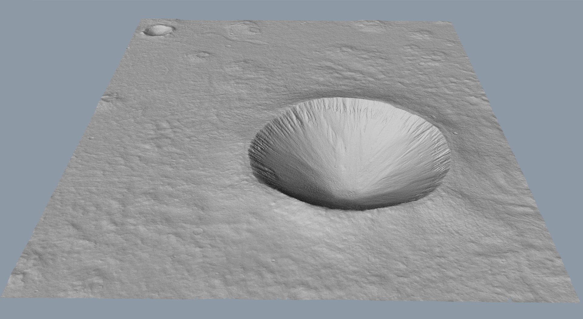 3d Real Scan Topography Model