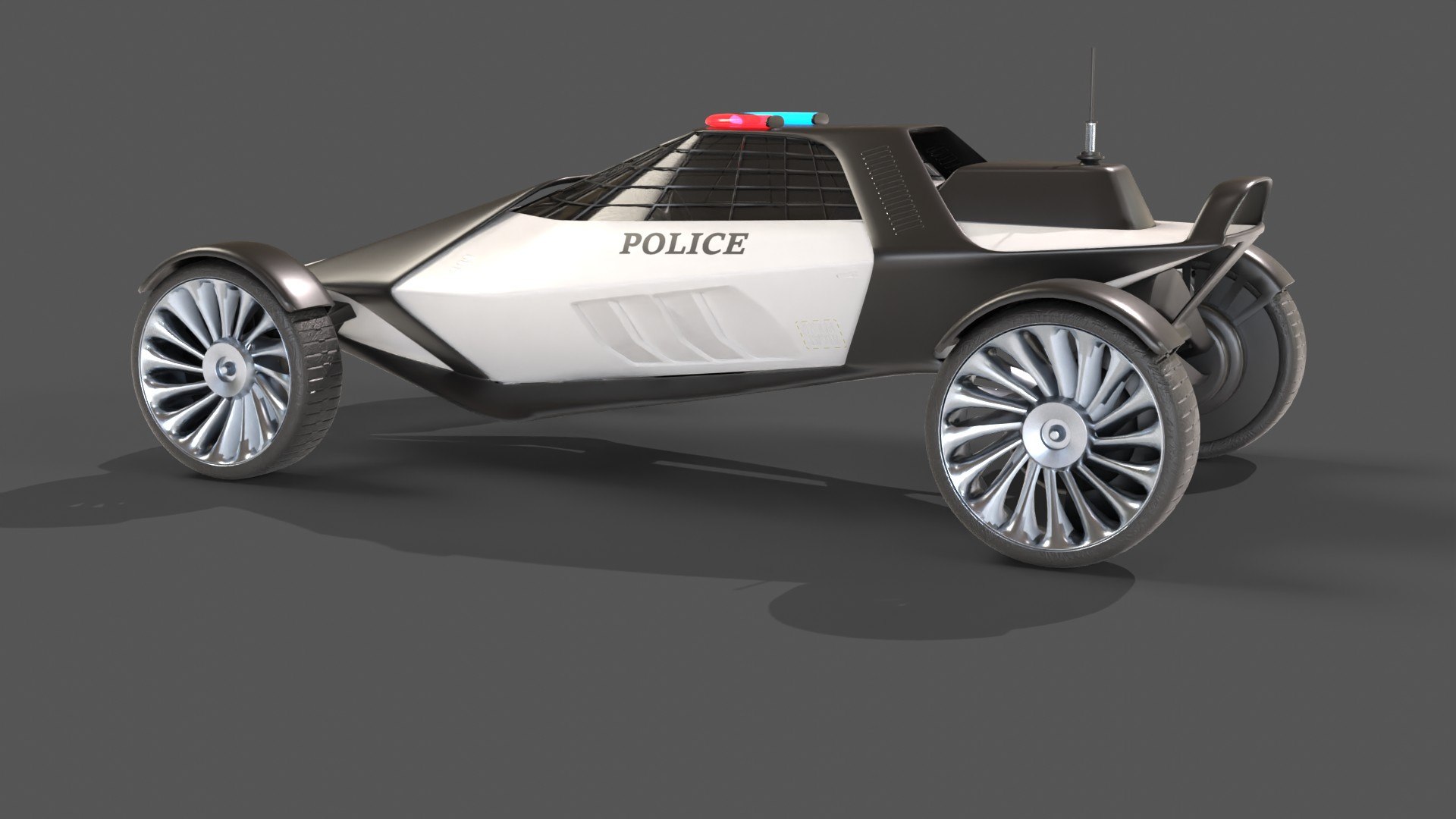 Sci-Fi Futuristic Police Racing Buggy 3D Model - TurboSquid 1974667