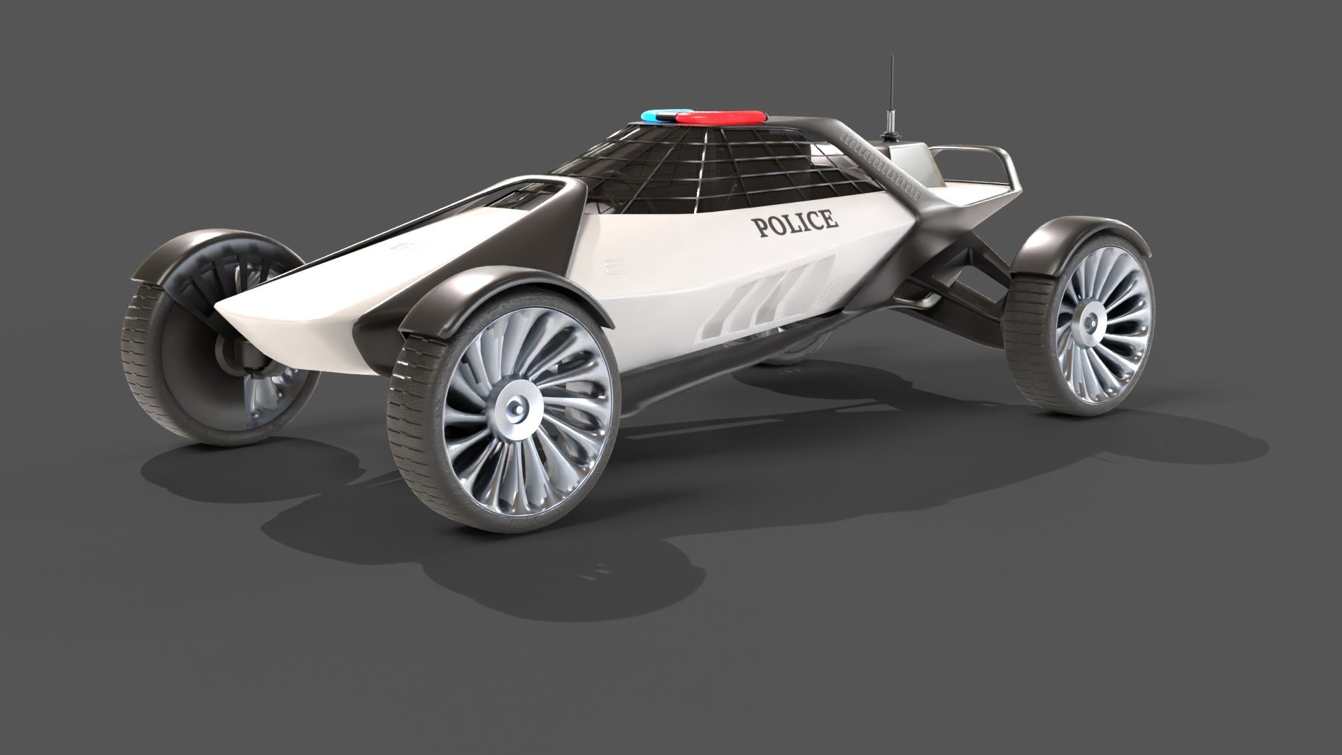 Sci-Fi Futuristic Police Racing Buggy 3D Model - TurboSquid 1974667