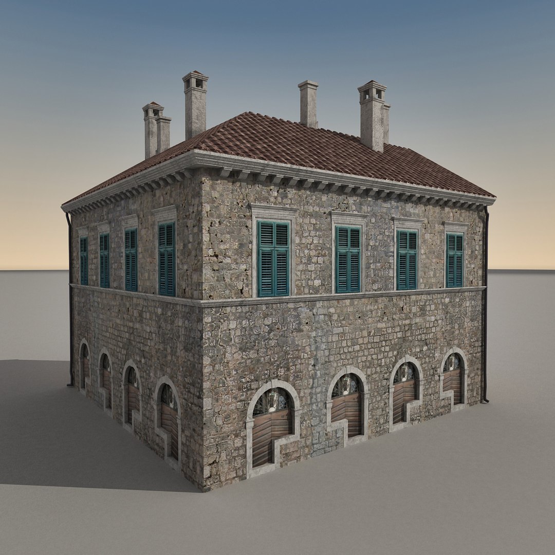 3d Model Building Italian