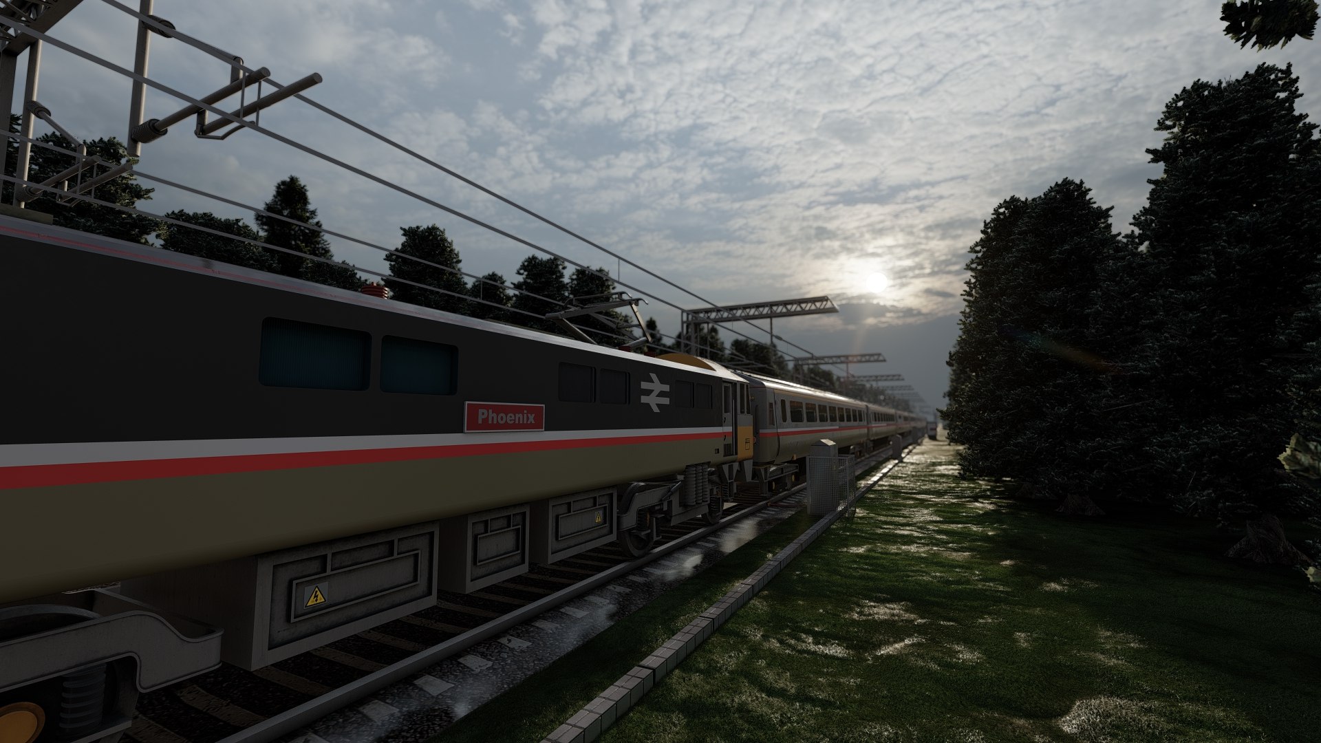 British Rail Class 87 Intercity With MK3 Coaches 3D Model - TurboSquid ...