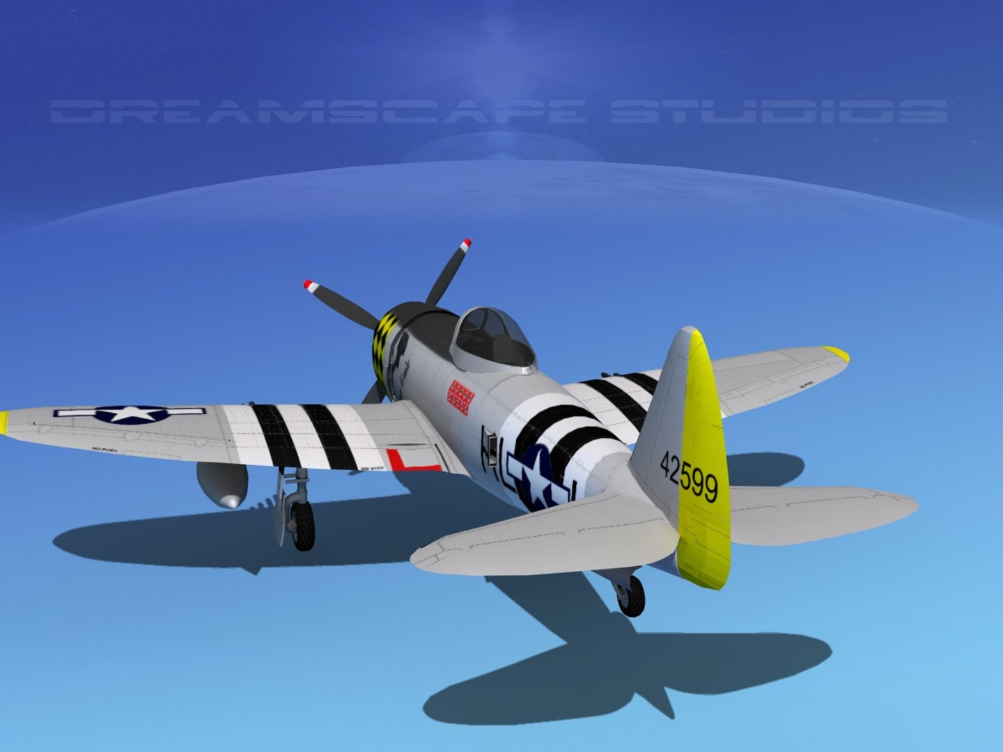 3d Thunderbolt Fighters Bomber