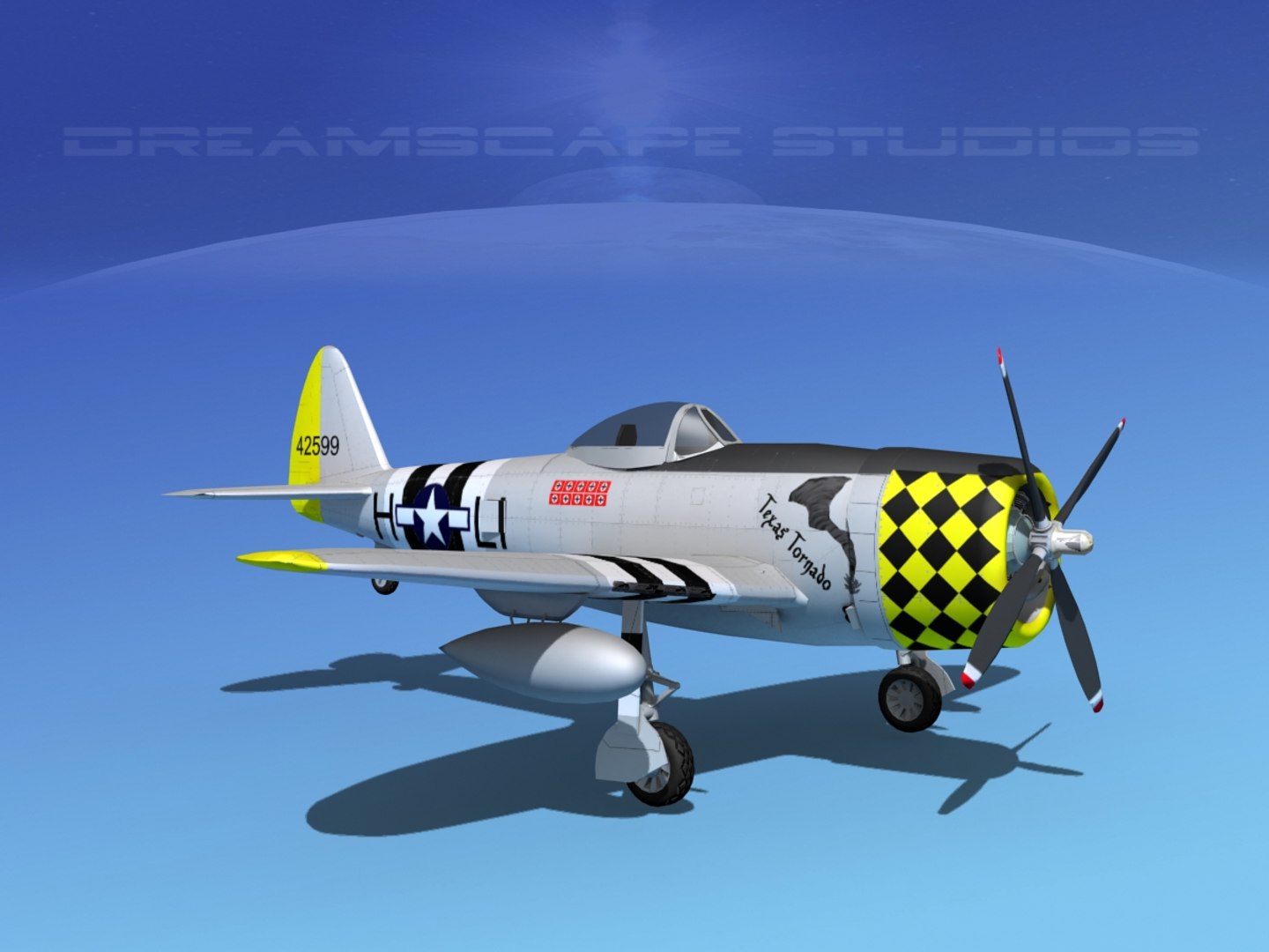 3d Thunderbolt Fighters Bomber