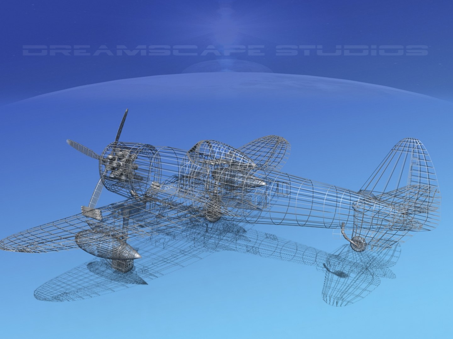 3d Thunderbolt Fighters Bomber