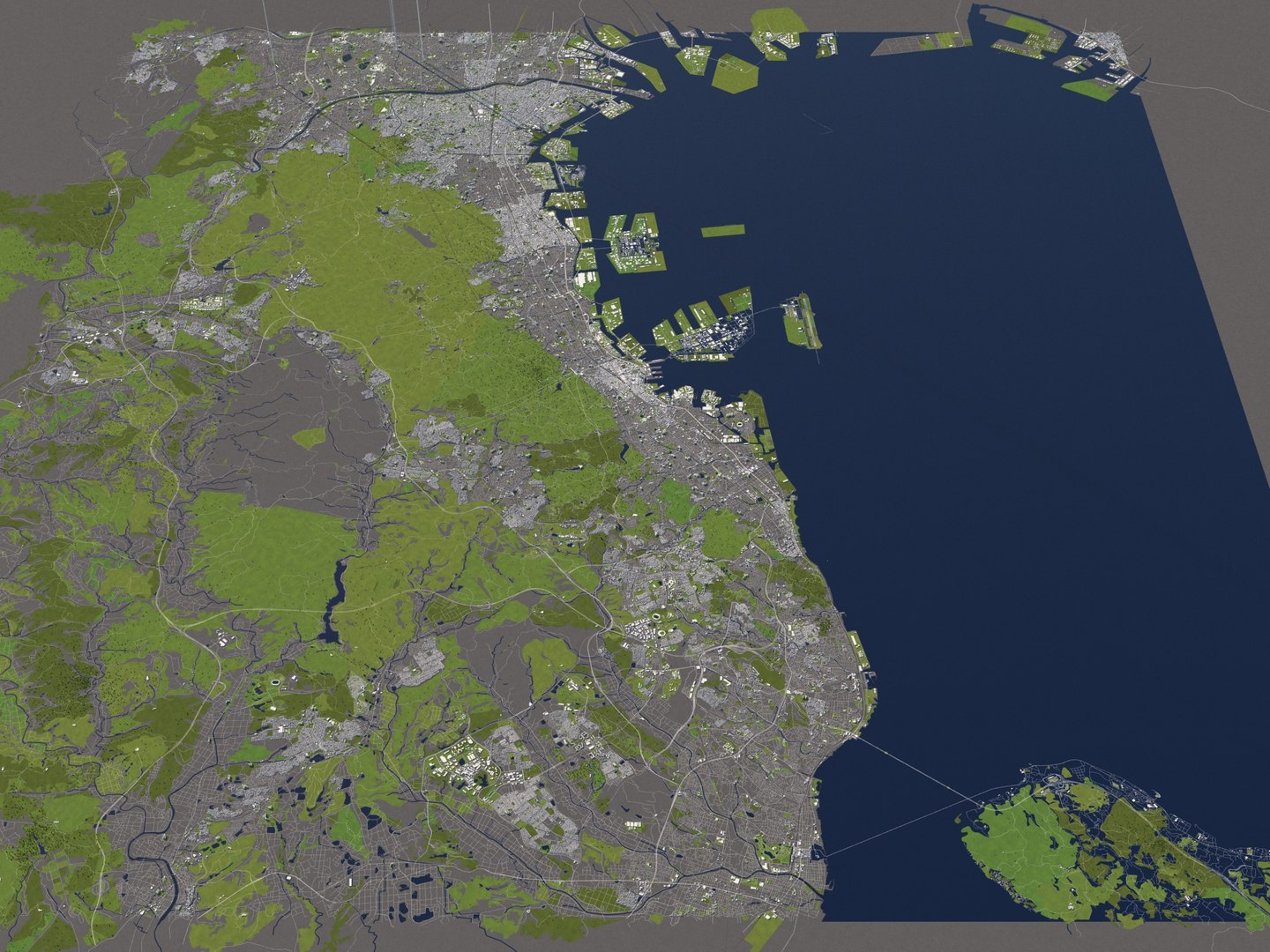 Buildings Houses Maps 3D - TurboSquid 1625574