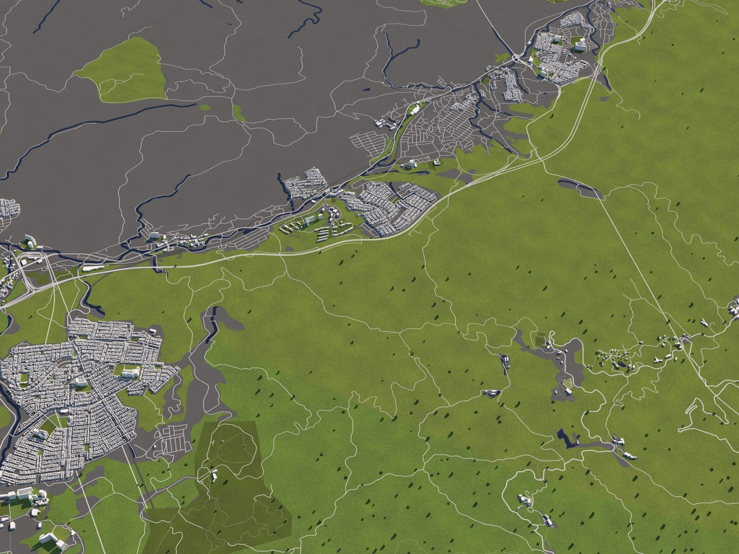 Buildings Houses Maps 3D - TurboSquid 1625574