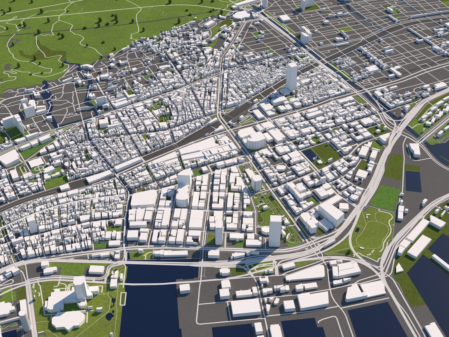 Buildings Houses Maps 3D - TurboSquid 1625574