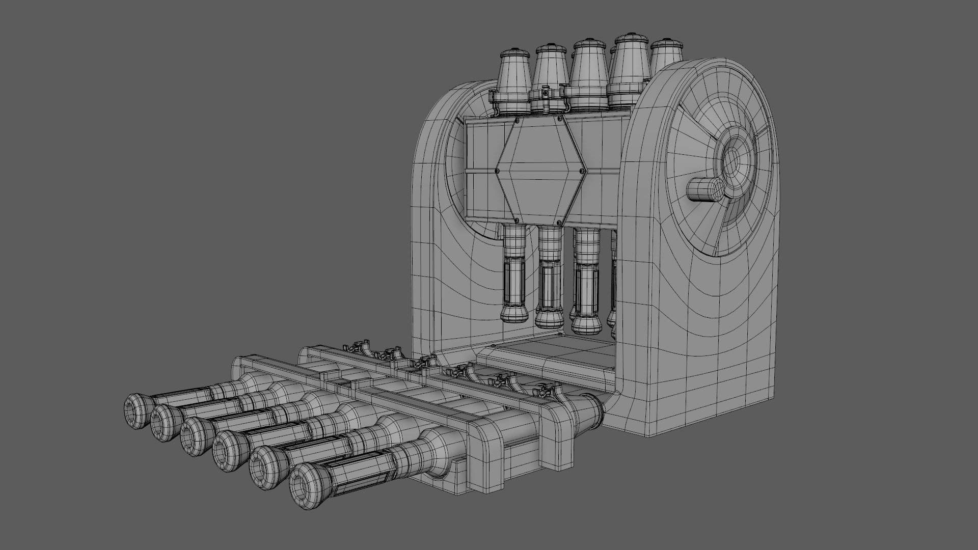 3D Fictional Rocket Launcher Model - TurboSquid 1283954