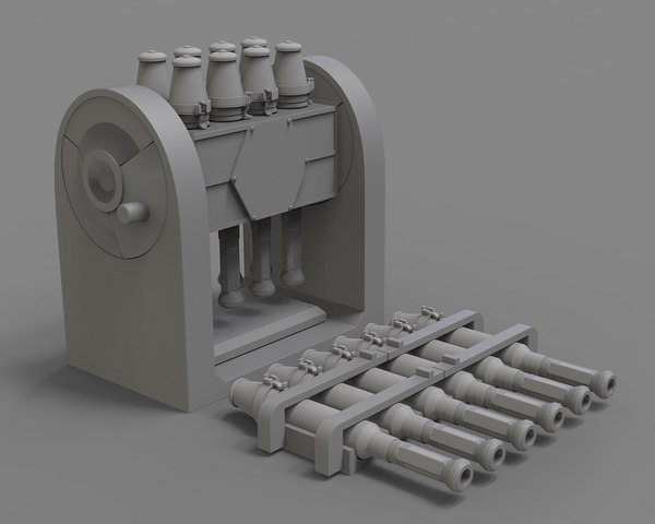 3D fictional rocket launcher model - TurboSquid 1283954