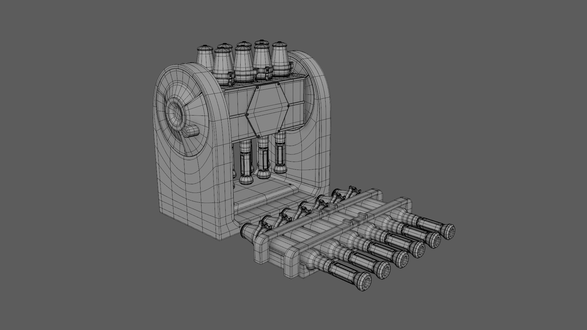 3D Fictional Rocket Launcher Model - TurboSquid 1283954