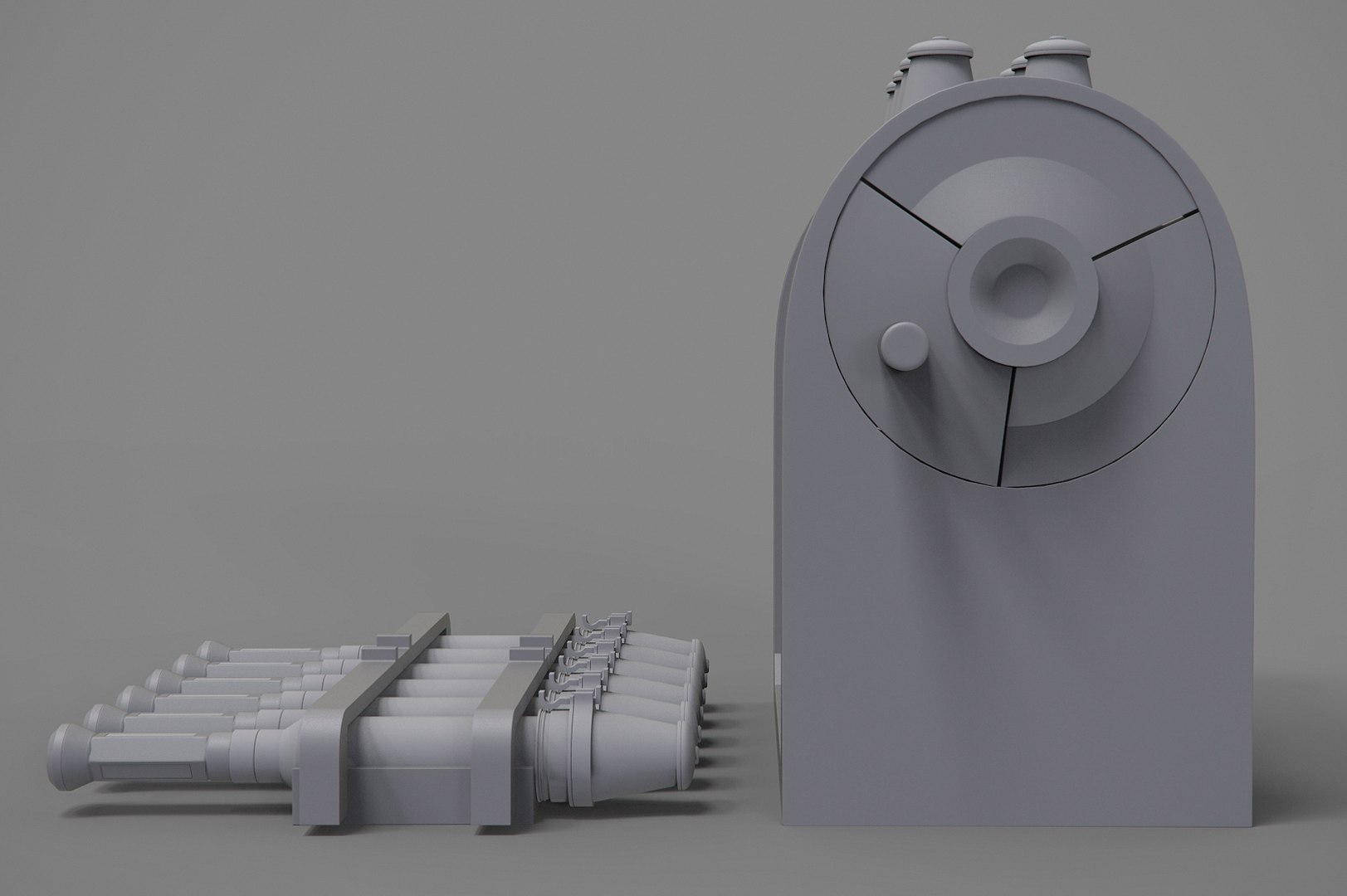 3D Fictional Rocket Launcher Model - TurboSquid 1283954