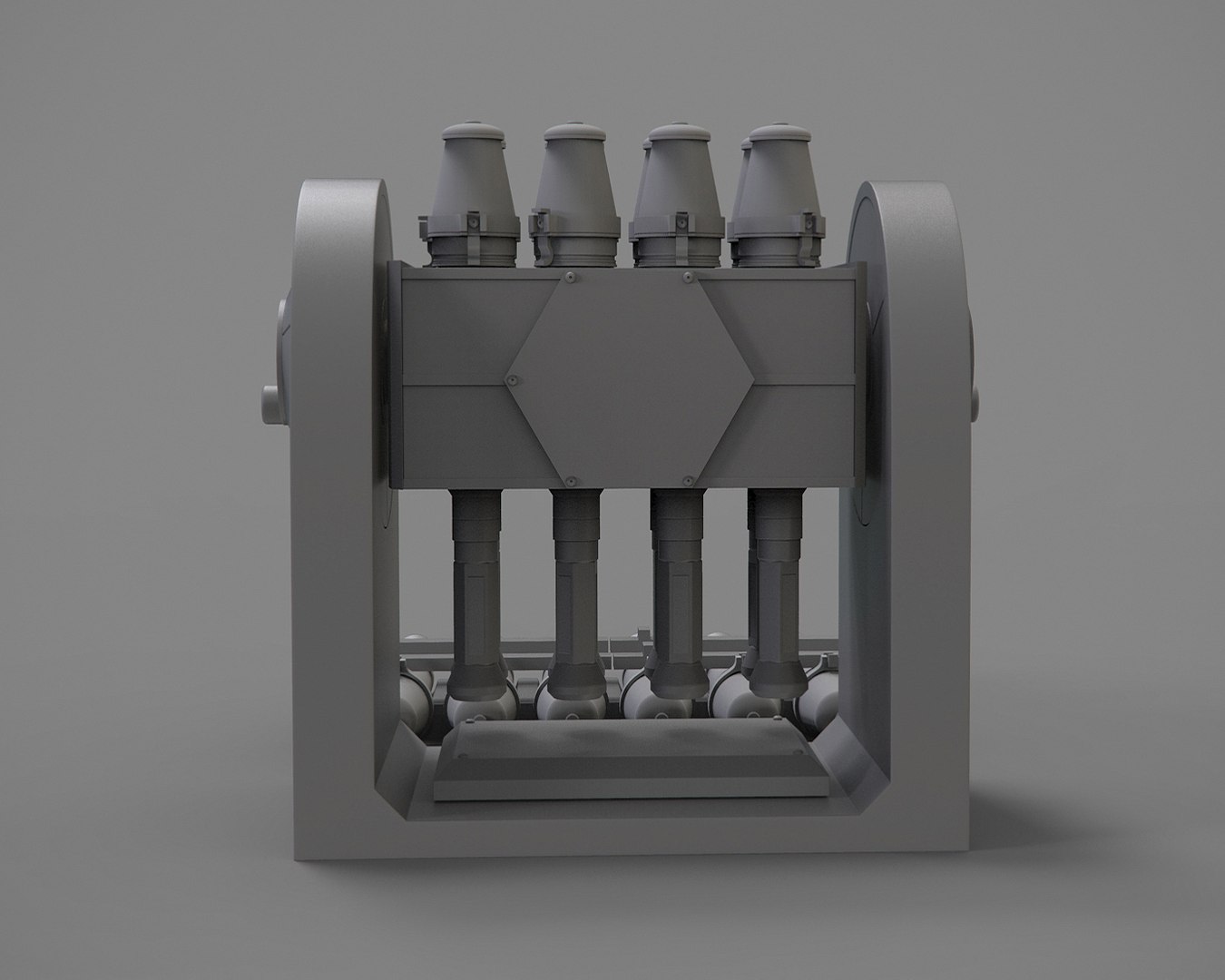 3D Fictional Rocket Launcher Model - TurboSquid 1283954