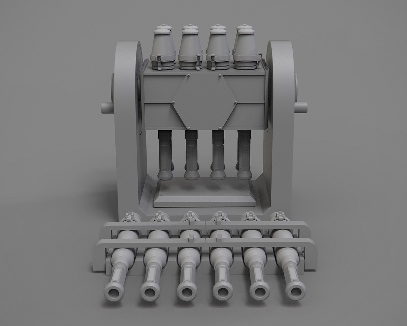 3D Fictional Rocket Launcher Model - TurboSquid 1283954