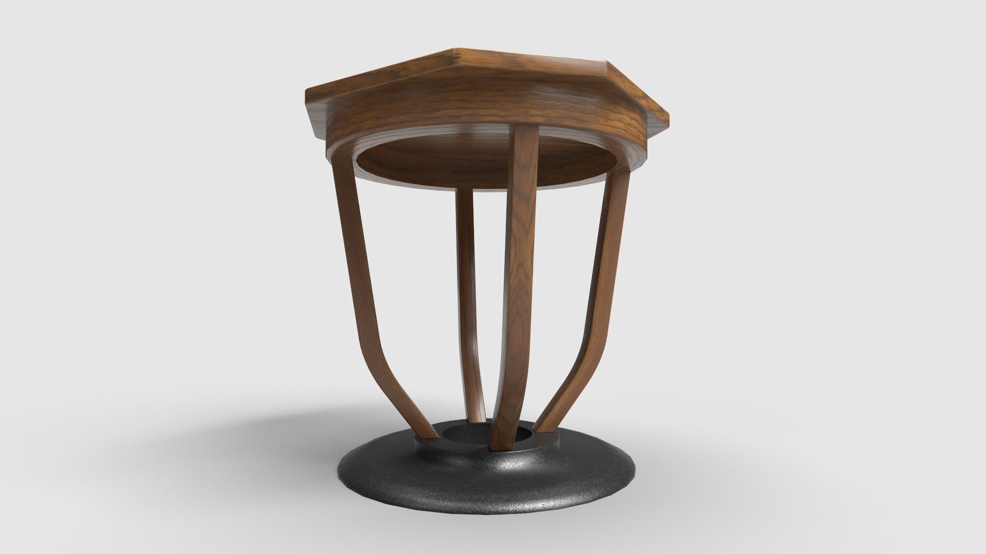 3D Octagon Table N120 Model - TurboSquid 2506359
