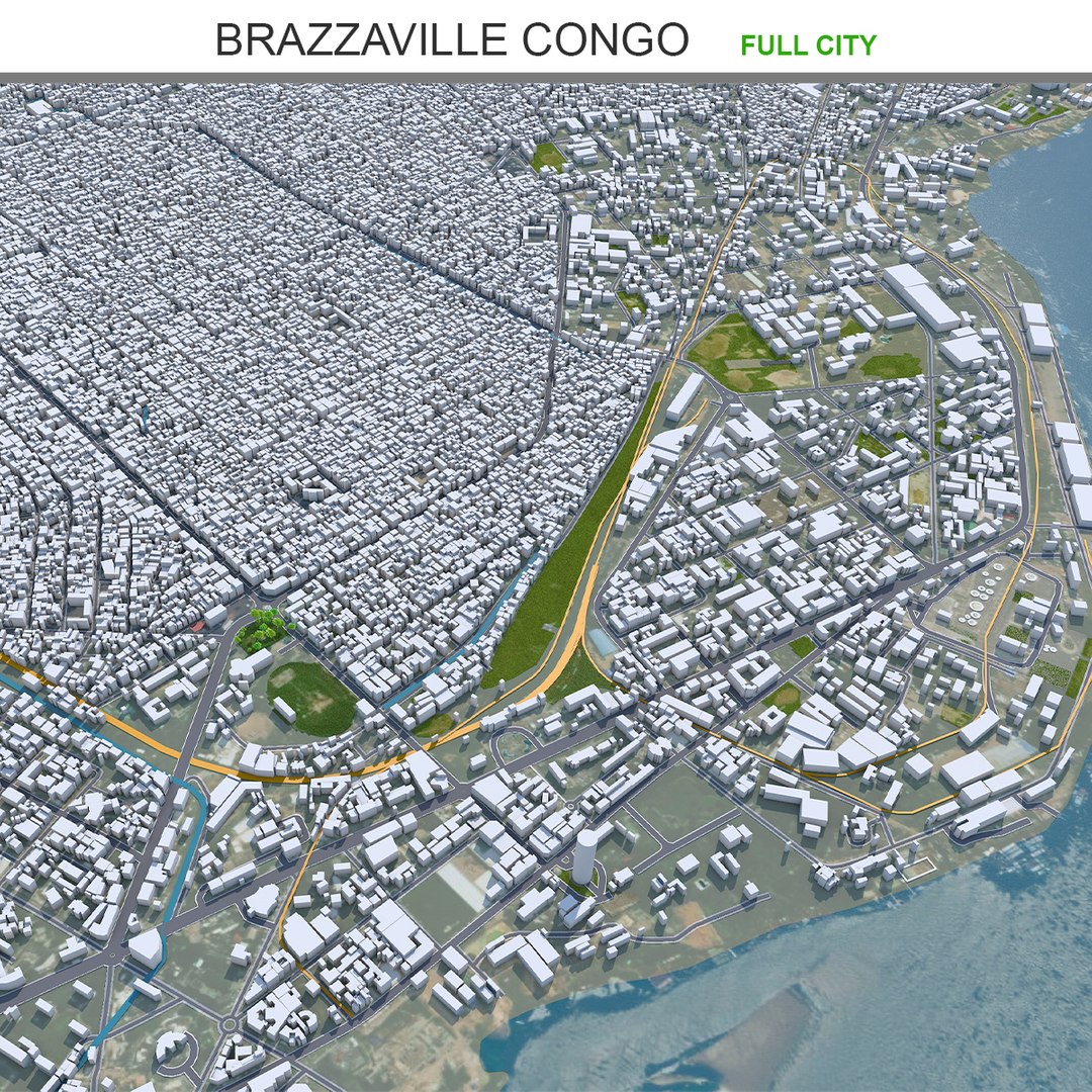 Brazzaville City Congo 3D Model - TurboSquid 2085018