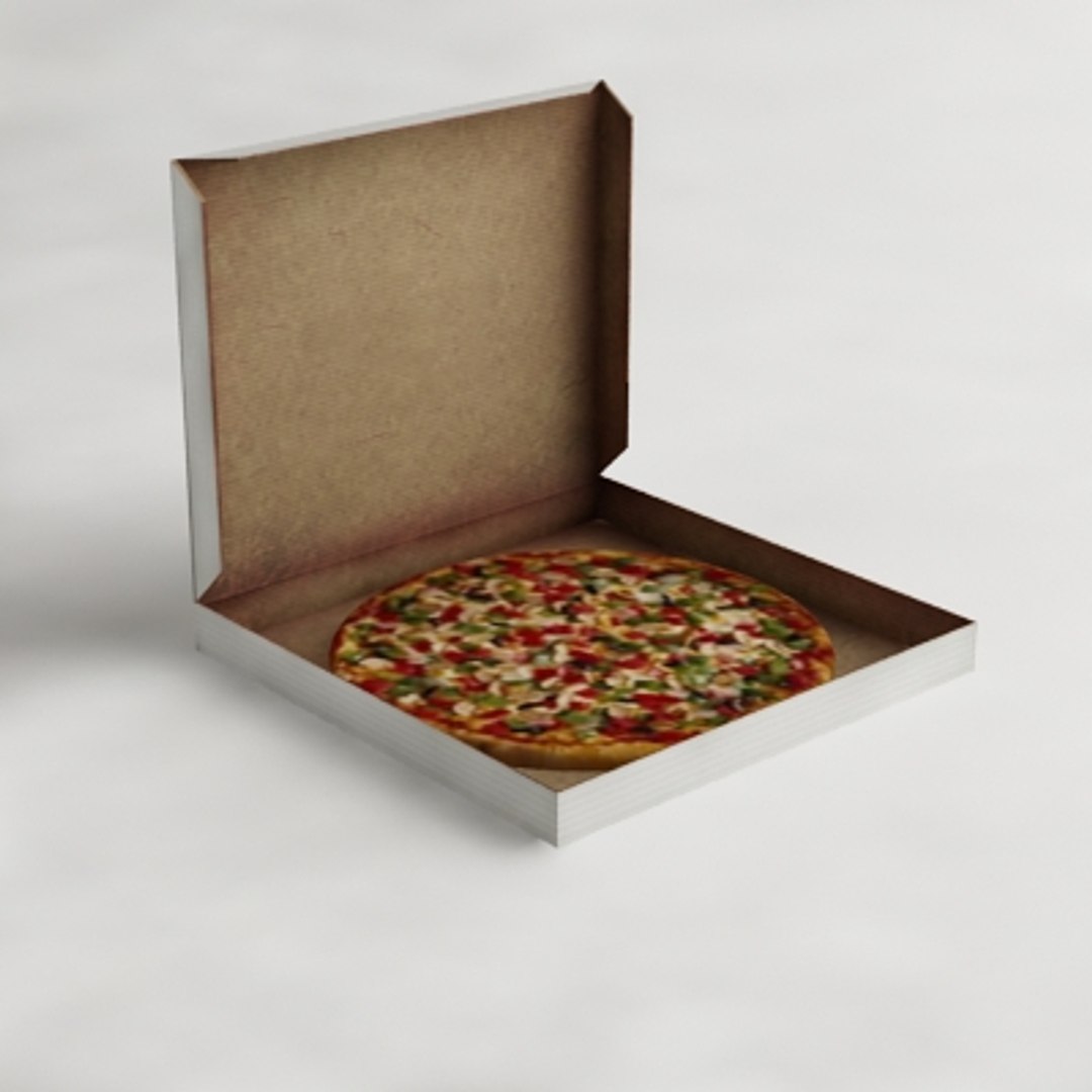 3d Pizzas Boxes