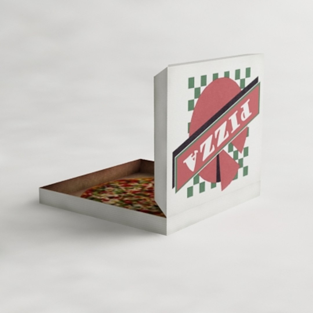 3d Pizzas Boxes