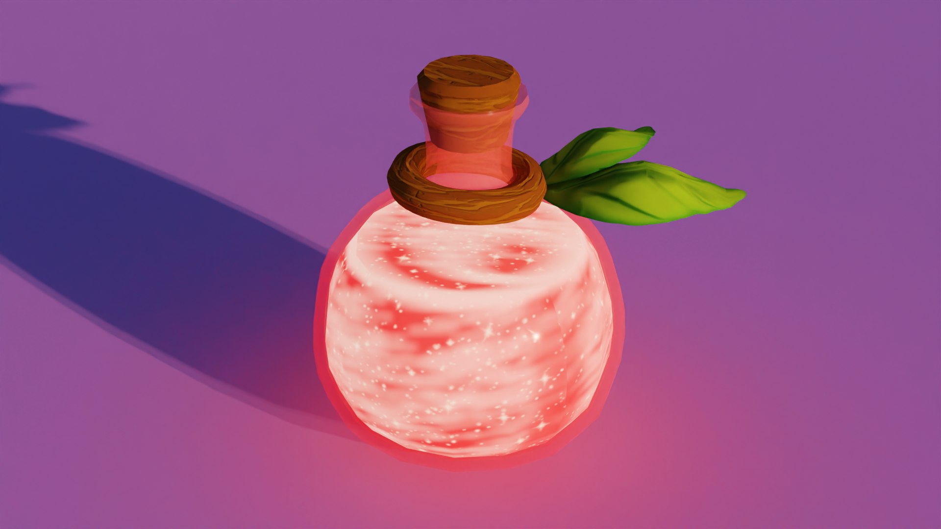 3D Stylized Red Potion - TurboSquid 2071319