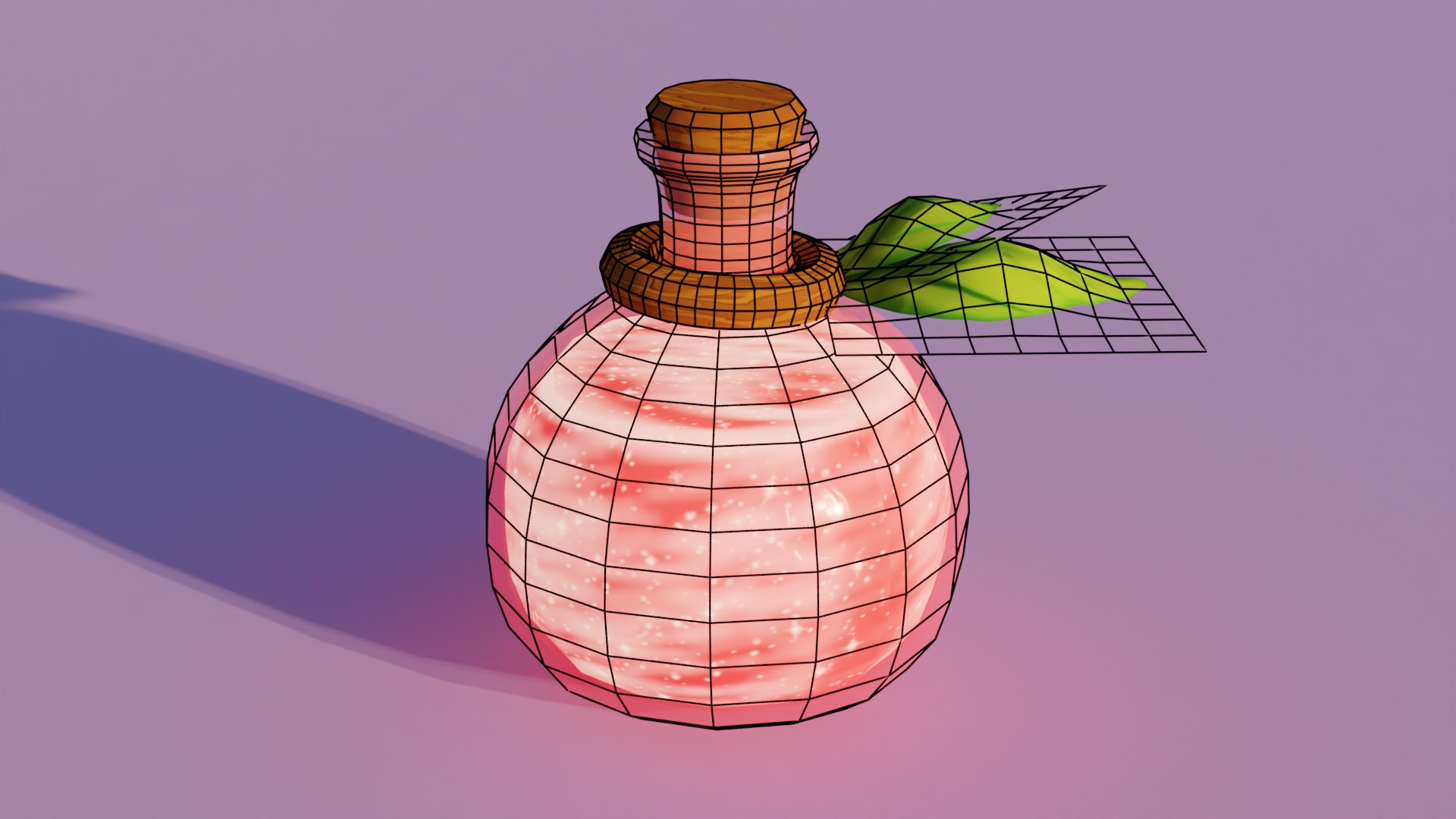 3D Stylized Red Potion - TurboSquid 2071319