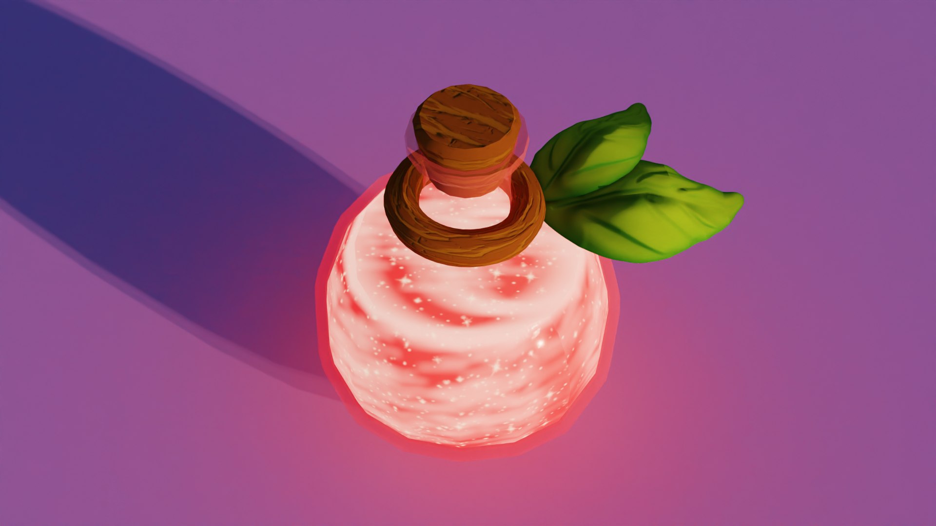 3D Stylized Red Potion - TurboSquid 2071319