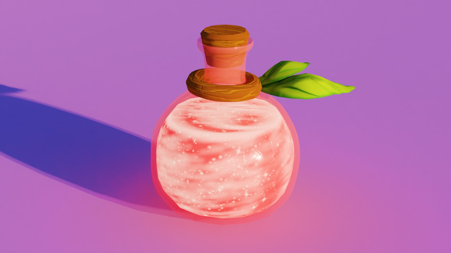 3D Stylized Red Potion - TurboSquid 2071319
