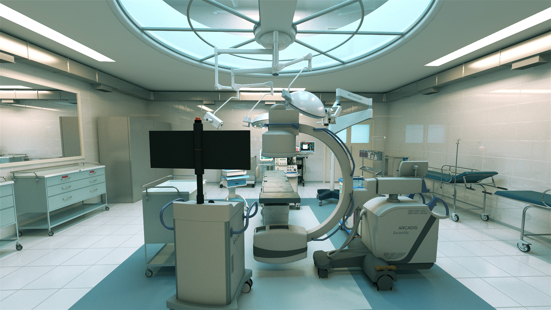 3d Model Medical Rooms