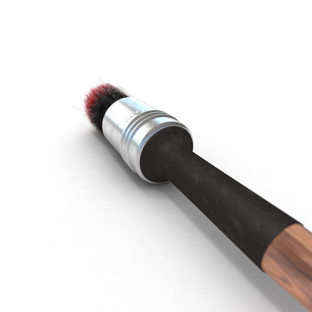 3D Paint Brush - TurboSquid 1155608