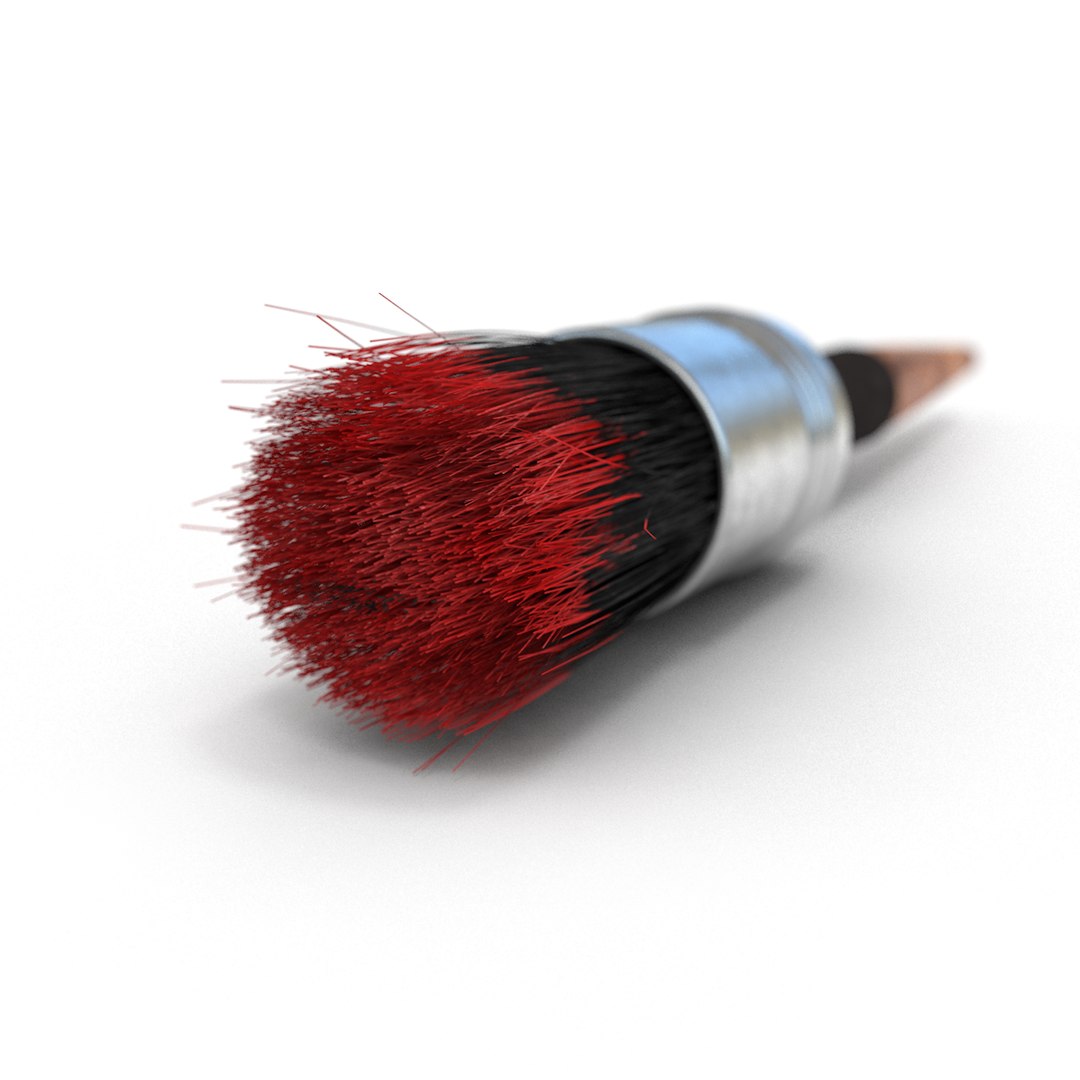 3D Paint Brush - TurboSquid 1155608