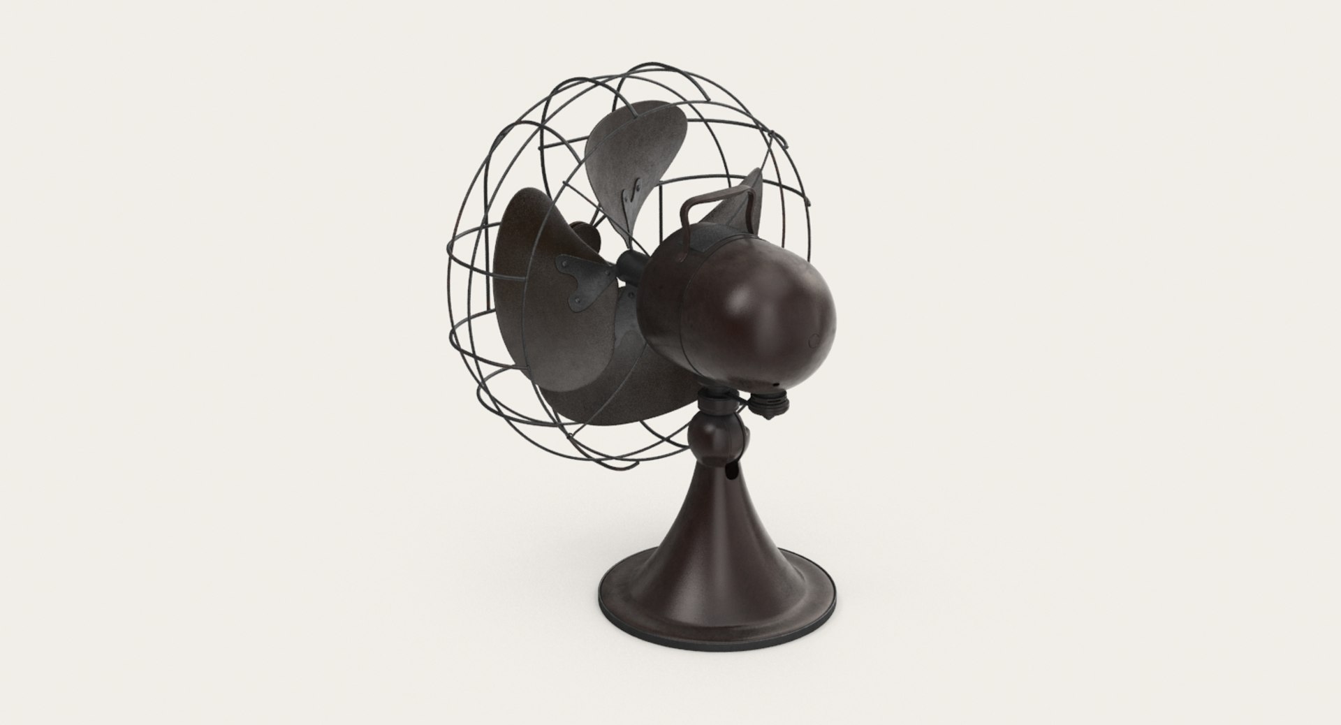 3d Desk Fan Model