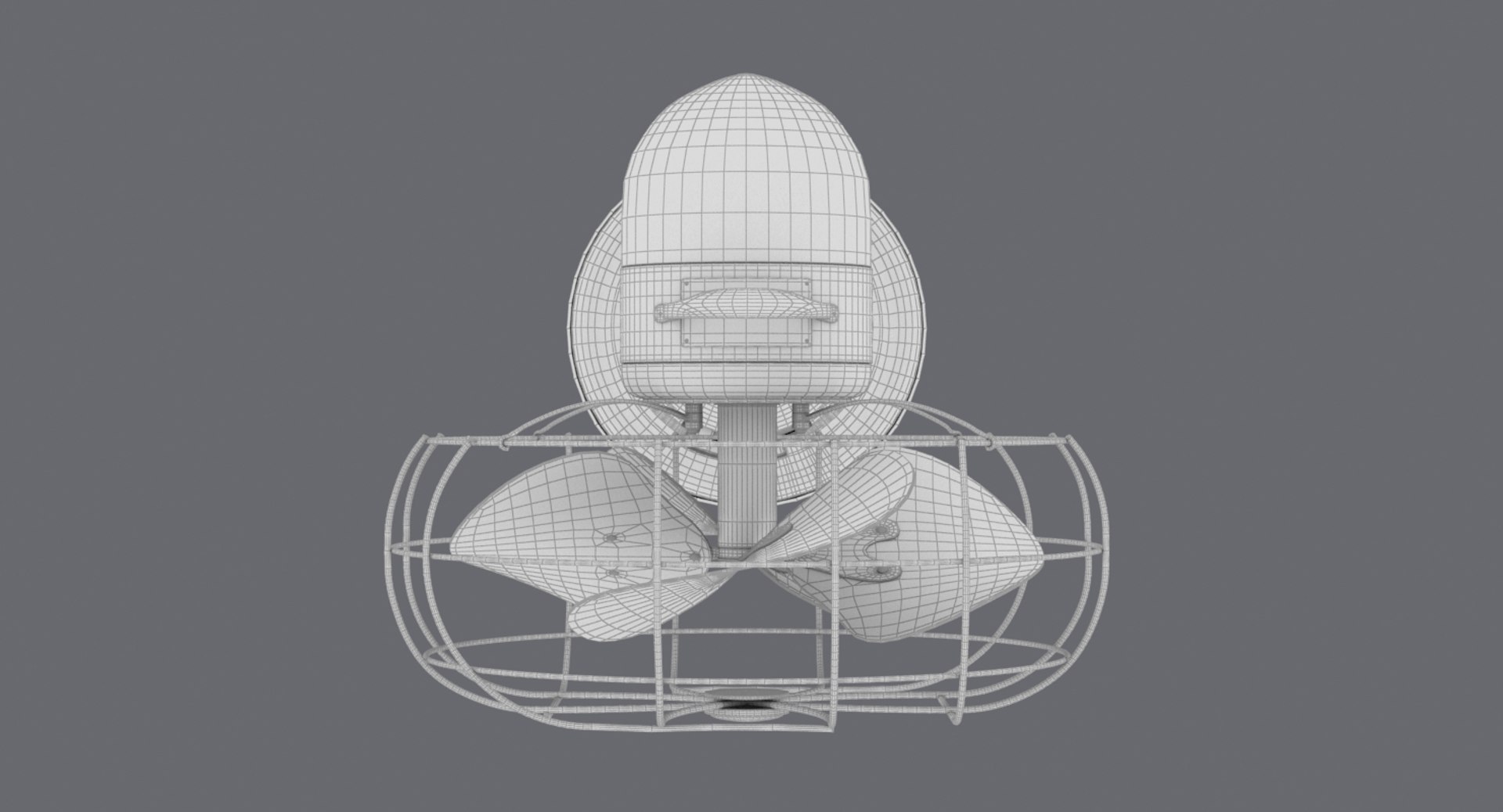 3d Desk Fan Model