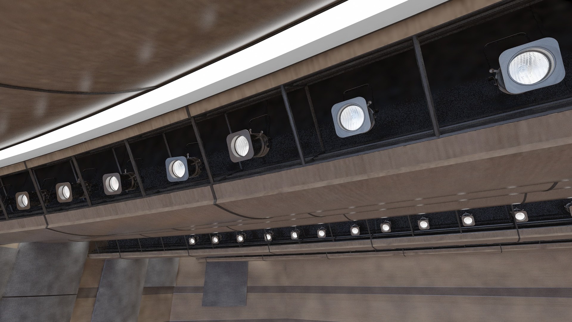 Theater Interior Auditorium Model - TurboSquid 1698689