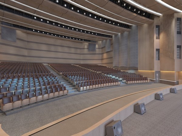 3D Auditorium Models | TurboSquid
