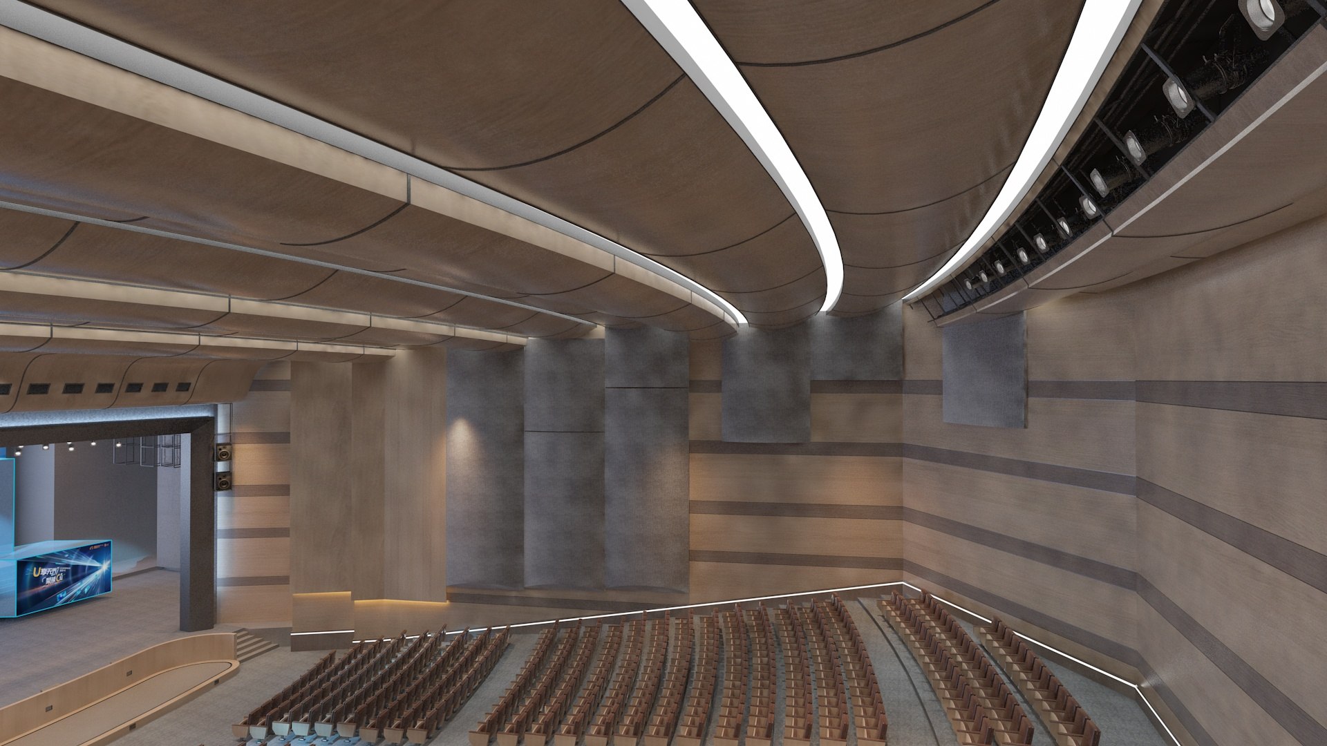 Theater Interior Auditorium Model - TurboSquid 1698689