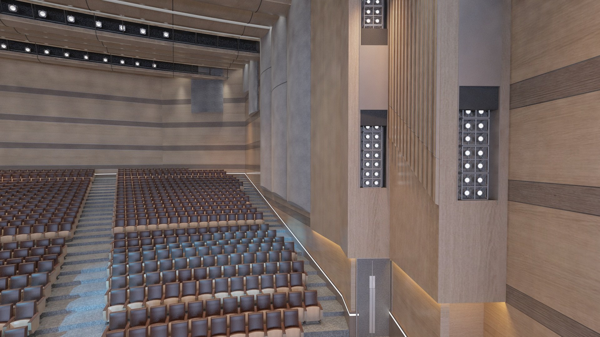 Theater Interior Auditorium Model - TurboSquid 1698689