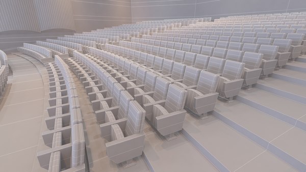 Theater interior auditorium model - TurboSquid 1698689