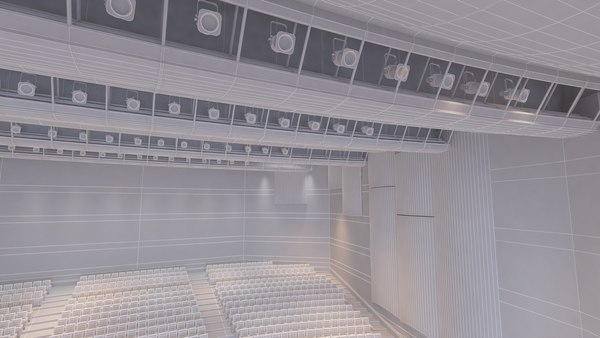 Theater interior auditorium model - TurboSquid 1698689