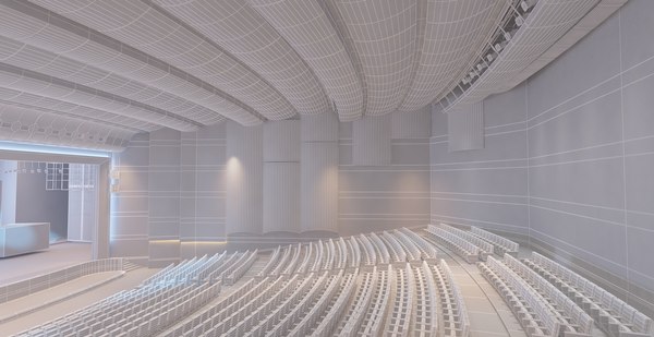 Theater interior auditorium model - TurboSquid 1698689