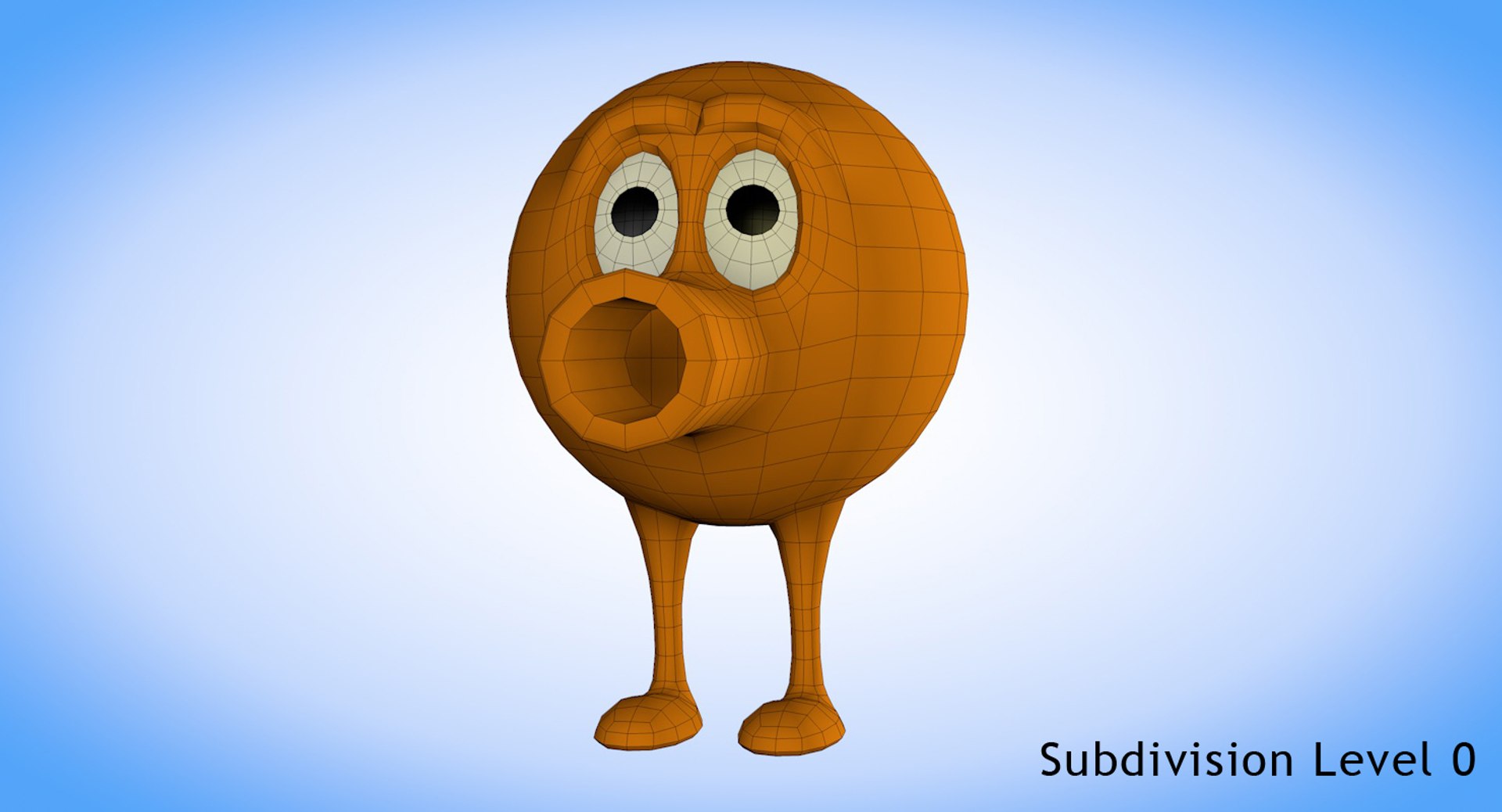 3d Model Qbert
