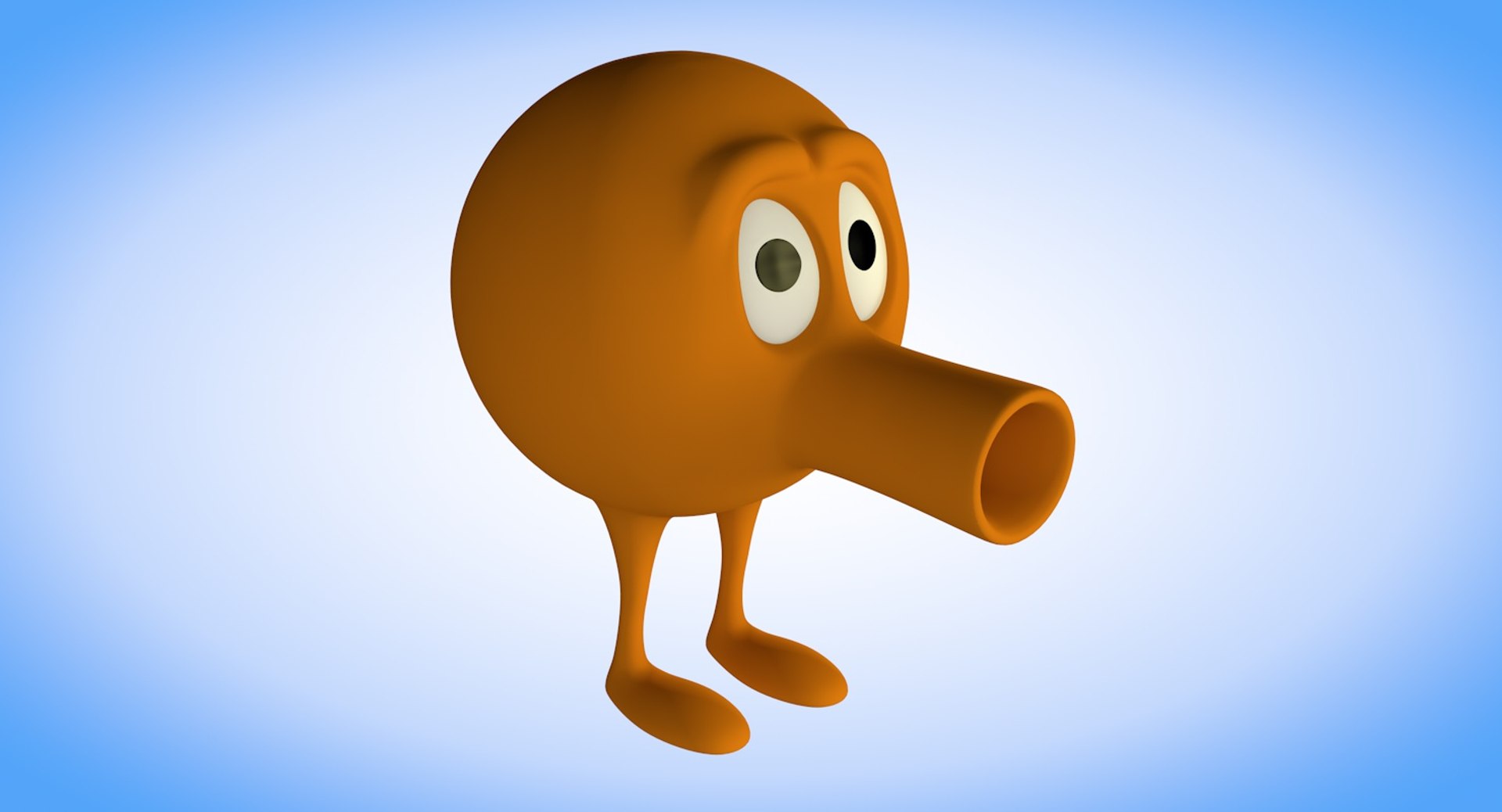 3d Model Qbert